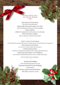 Christmas Menu – Bull Pub